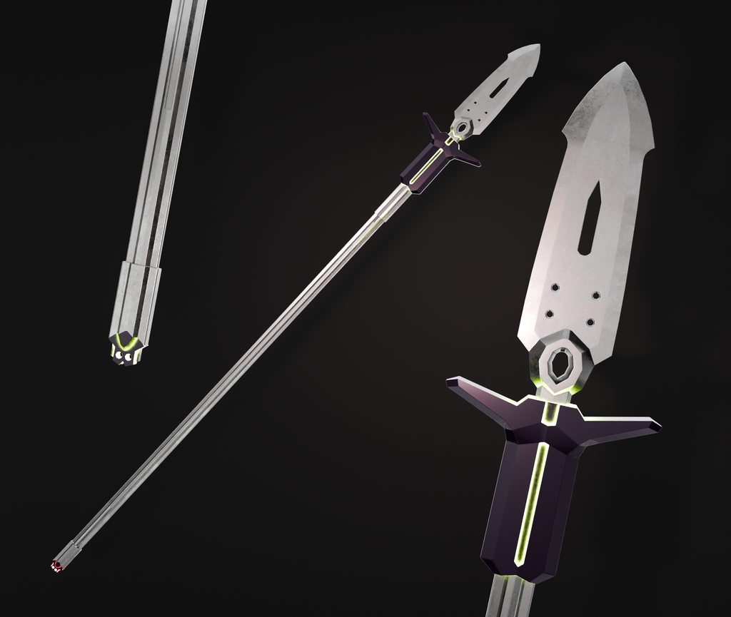 Scifi spear | Sci-Fi Weapons models | BlenderKit