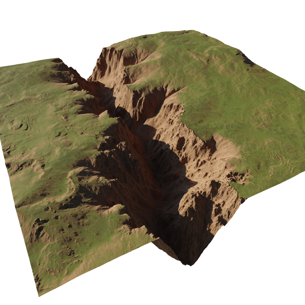 Desert Terrain | FREE Terrains models | BlenderKit
