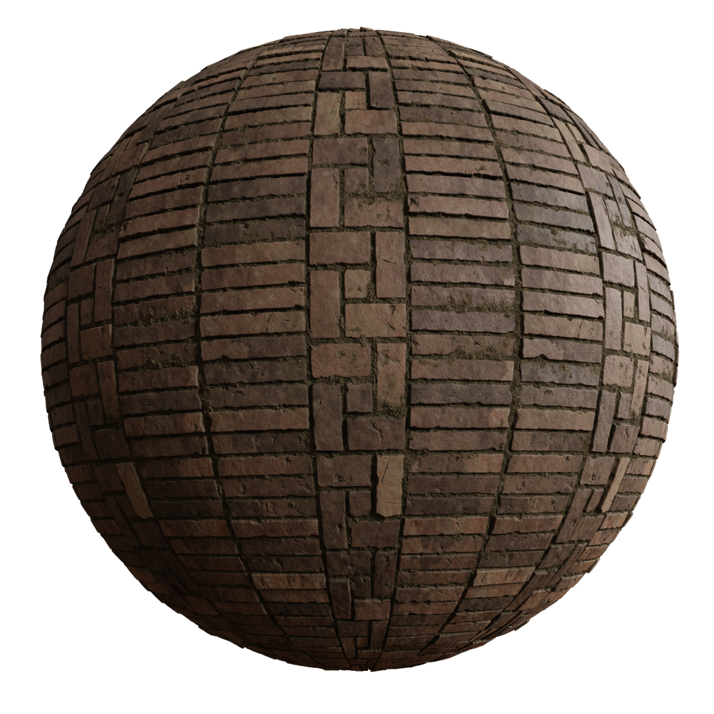 Old Brick Path | FREE paving materials | BlenderKit