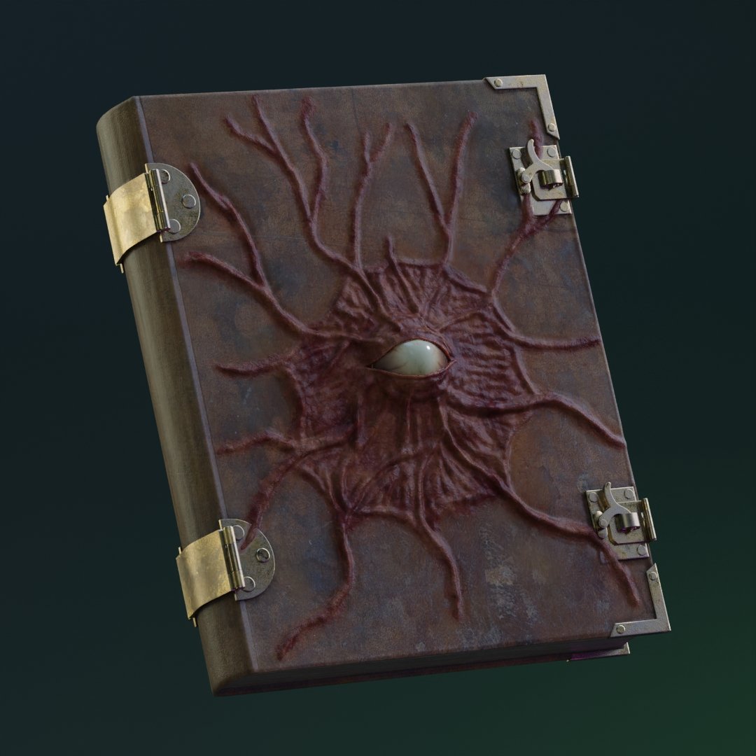 Evil Book (Eye Rigged) | Monsters & Creatures models | BlenderKit