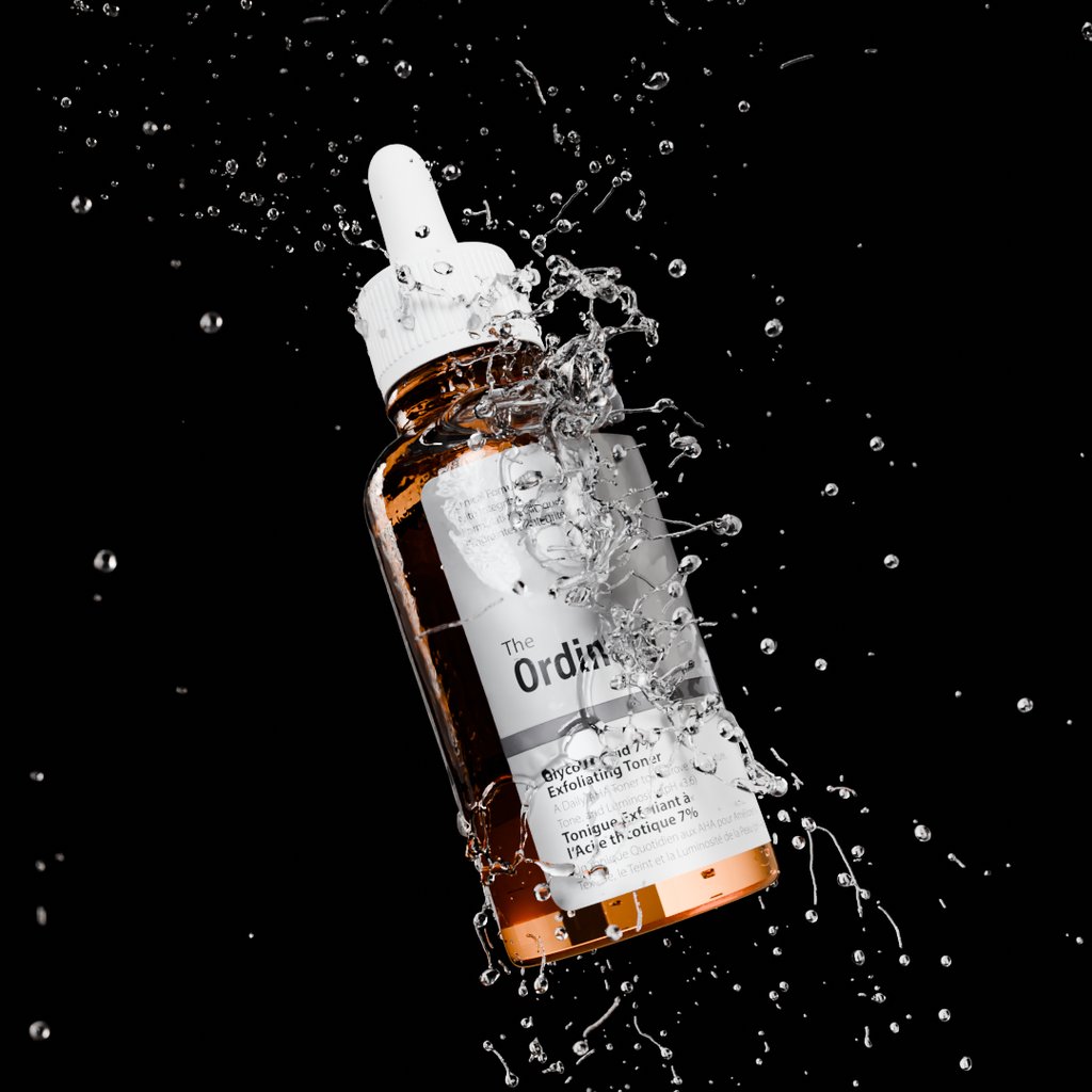 Water Splash On Serum Cosmetic Product | Mockup scenes | BlenderKit