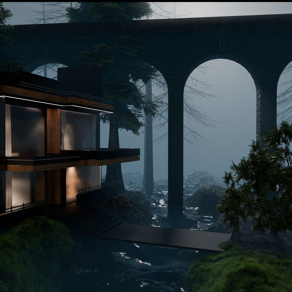 Forest field | Nature scenes | BlenderKit