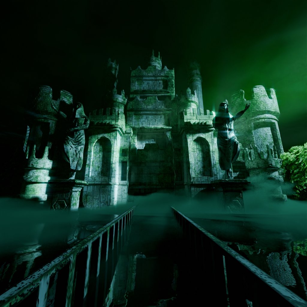 Ancient Castle in Midnight | FREE Historical scenes | BlenderKit