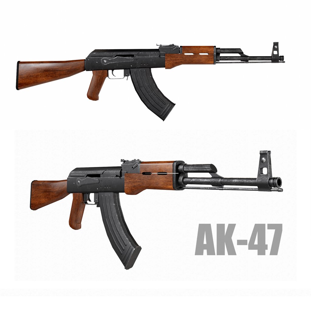 BlenderKit | Download the FREE Ak-47 model