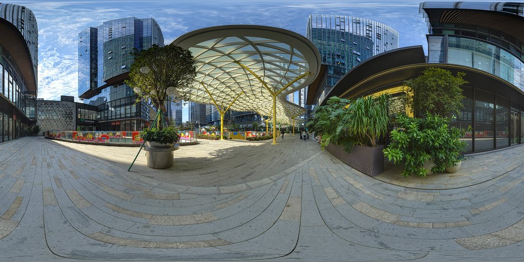 Open space in the square | Architectural HDRis | BlenderKit