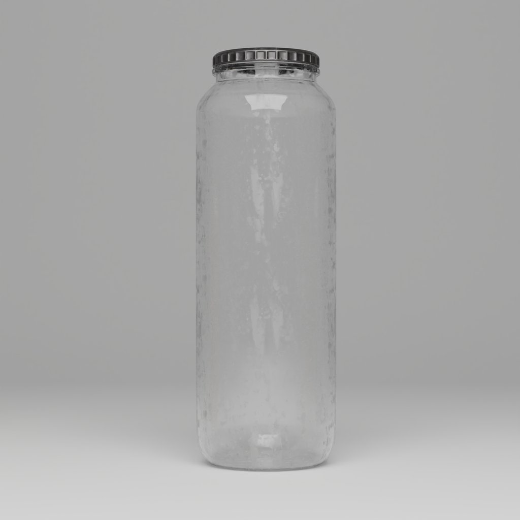 BlenderKit | Download the FREE Glass bottle model
