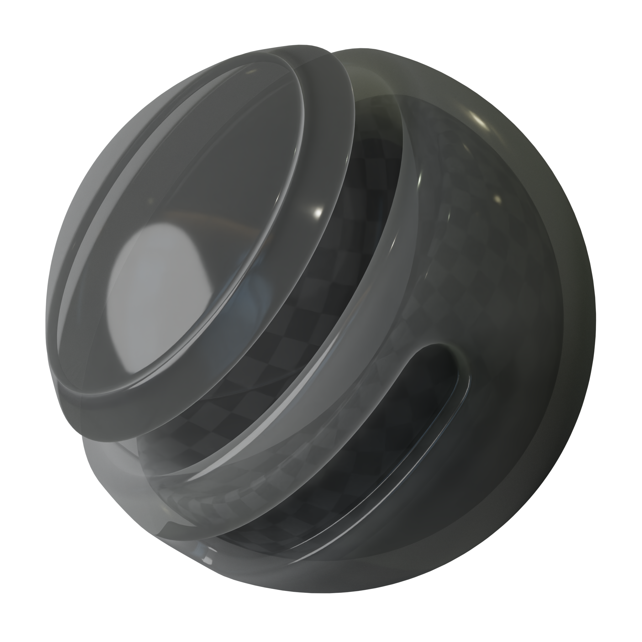 Translucent procedural grey plastic | FREE plastic materials | BlenderKit
