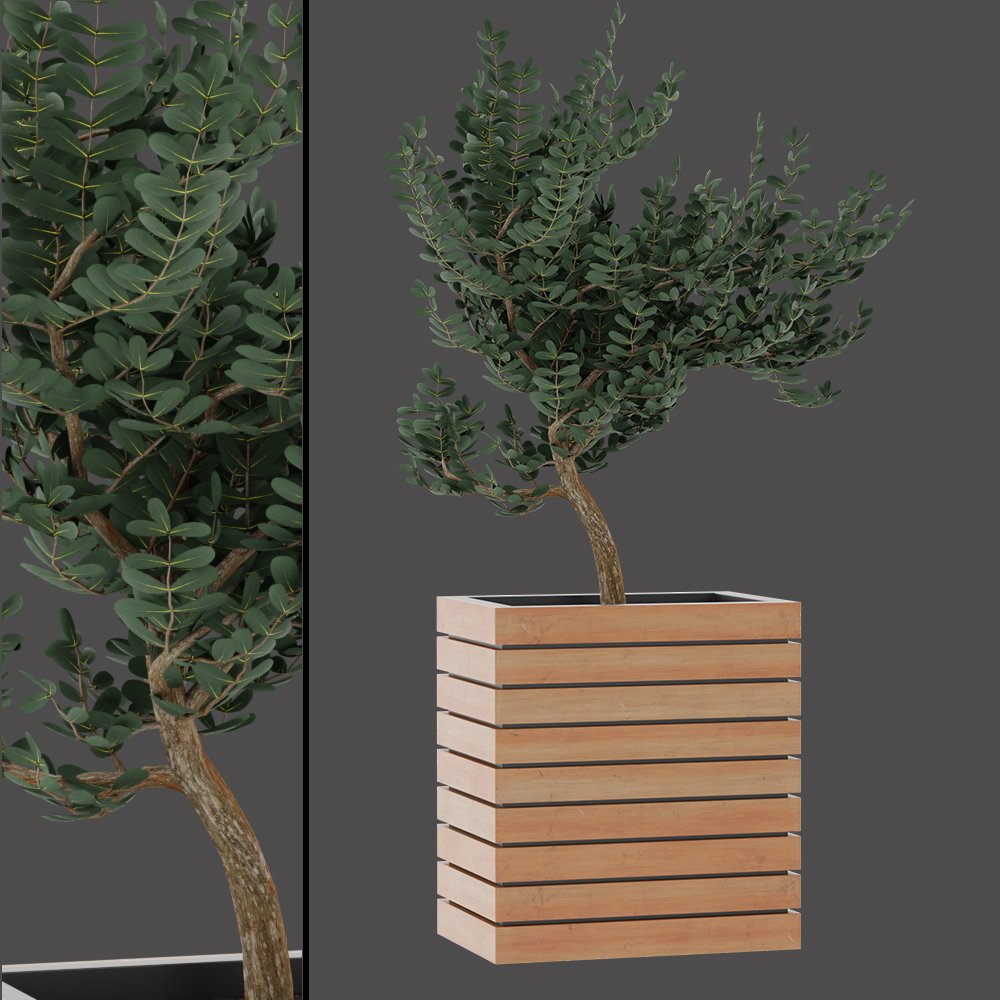 Green Decorative Planter | Nature models | Blendkit