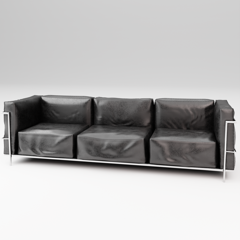 LC3 Le Grand Confort Sofa replica | Sofas models | BlenderKit