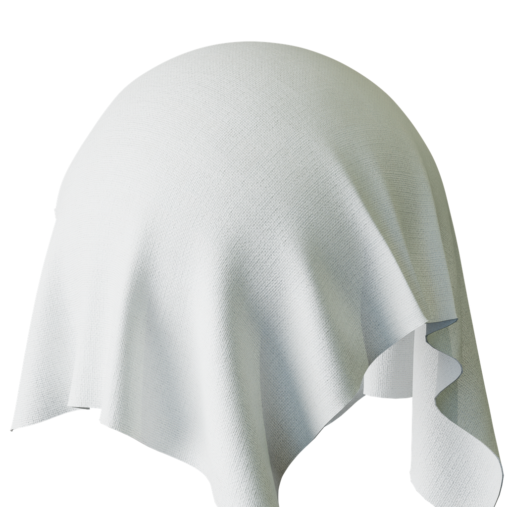 Plain White Sheer | FREE Sheer Fabric 3D Materials materials | BlenderKit