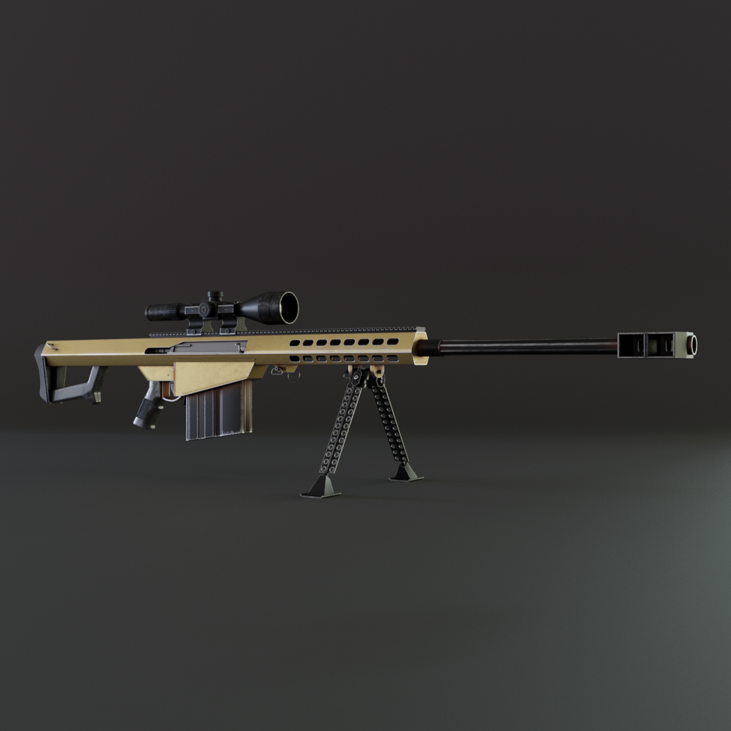 Barret M82 | Modern Weapons models | BlenderKit
