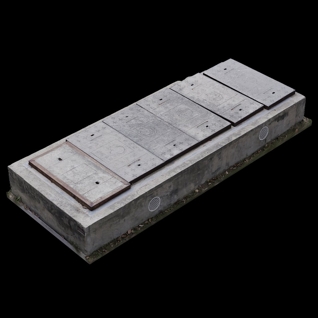 Scan Big Manhole Cover | FREE Urban Environment models | BlenderKit