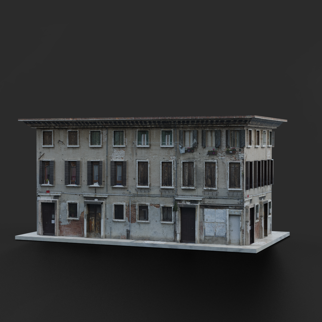 Old Urban building | FREE Commercial Buildings models | BlenderKit