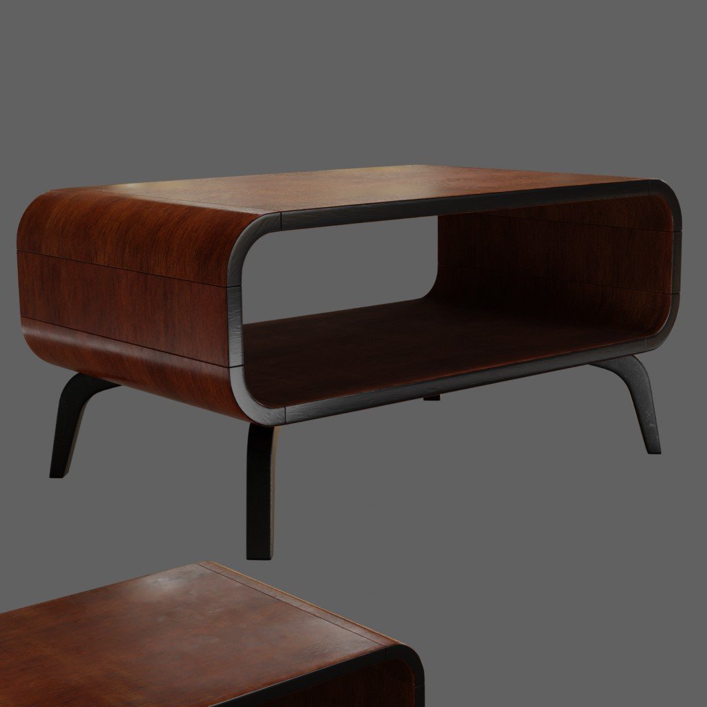 Coffee table | Tables models | BlenderKit