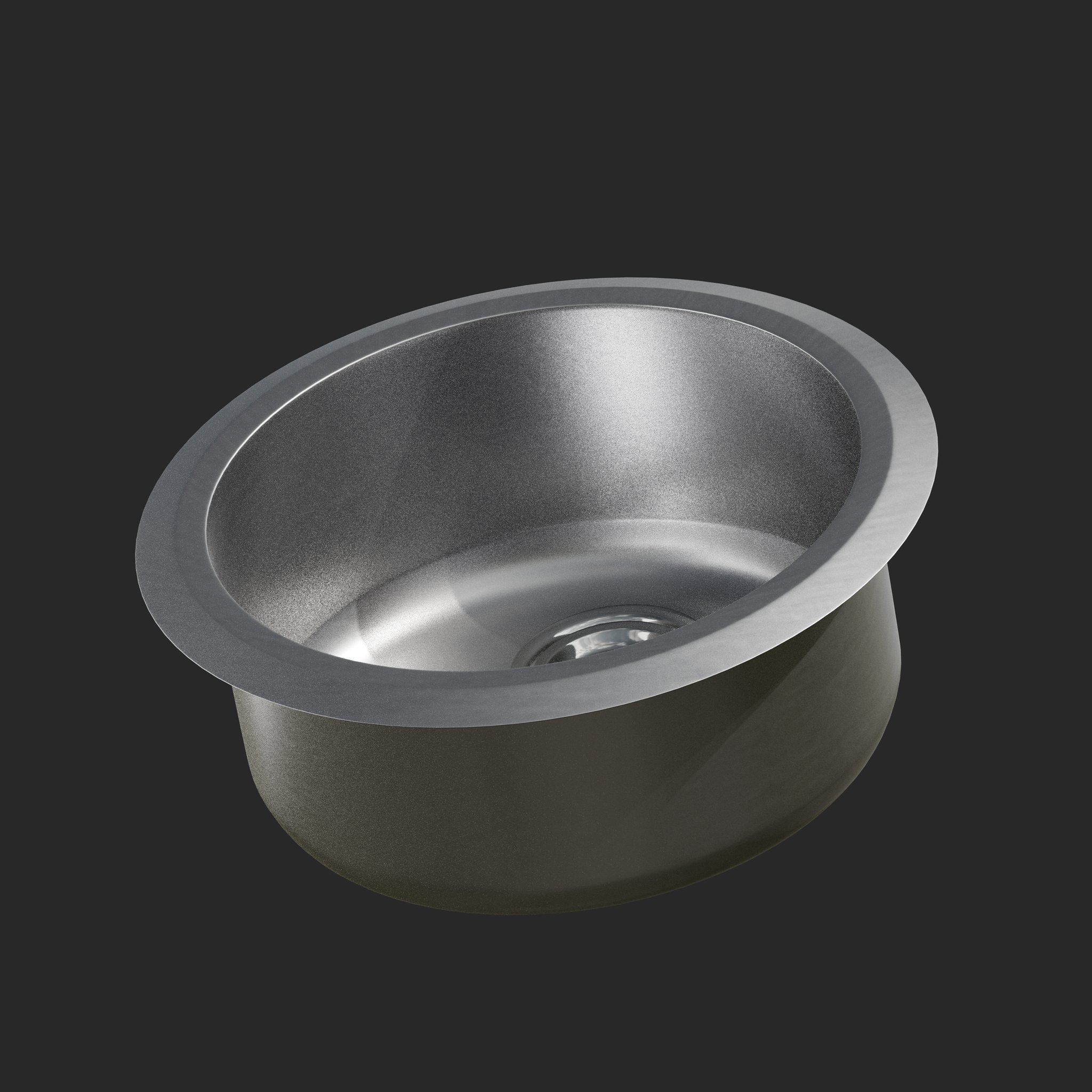 Sink K200 31720SD0 Circle by Grohe | FREE Kitchen Sinks models | BlenderKit