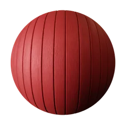 Wood 45 Red Wall Panelling | FREE wood materials | BlenderKit