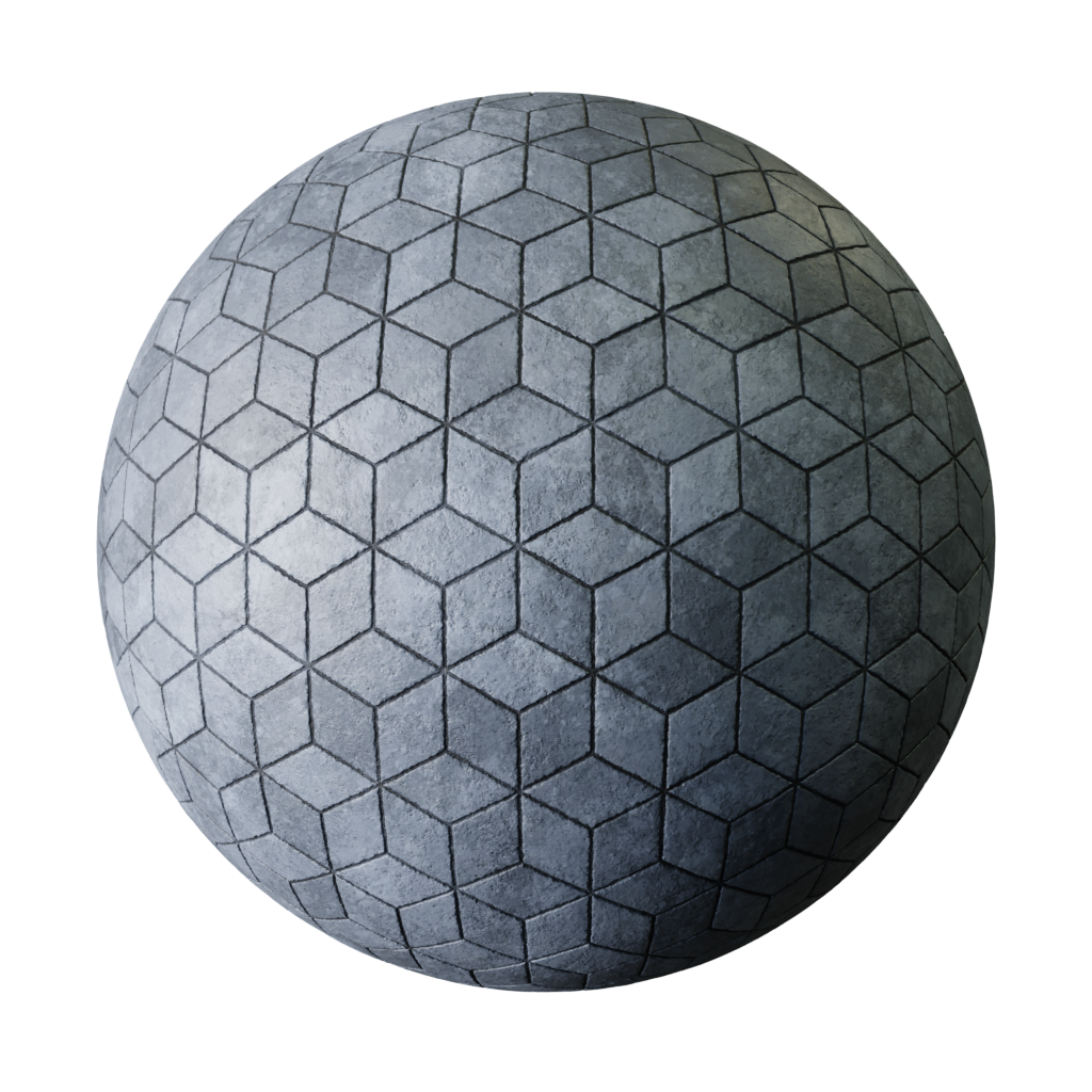 Simple garden pavement | FREE paving materials | BlenderKit