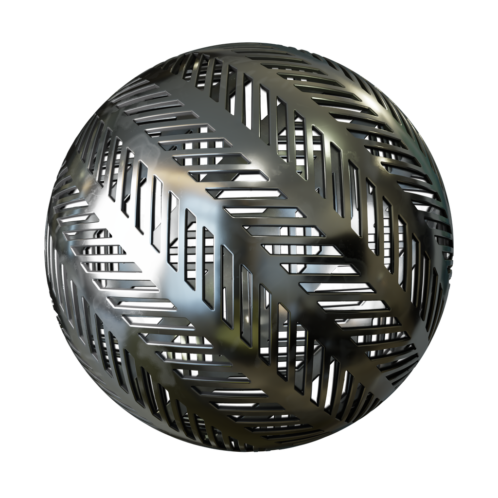 Polished Metal Grate | FREE metal materials | BlenderKit