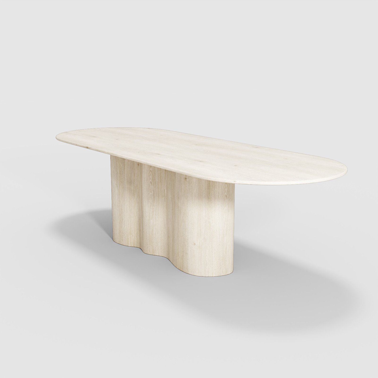 Waves dining table | FREE Tables models | BlenderKit