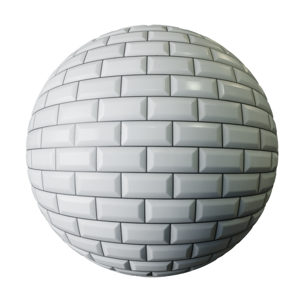Tiles chamfered bricks | FREE tiles materials | BlenderKit