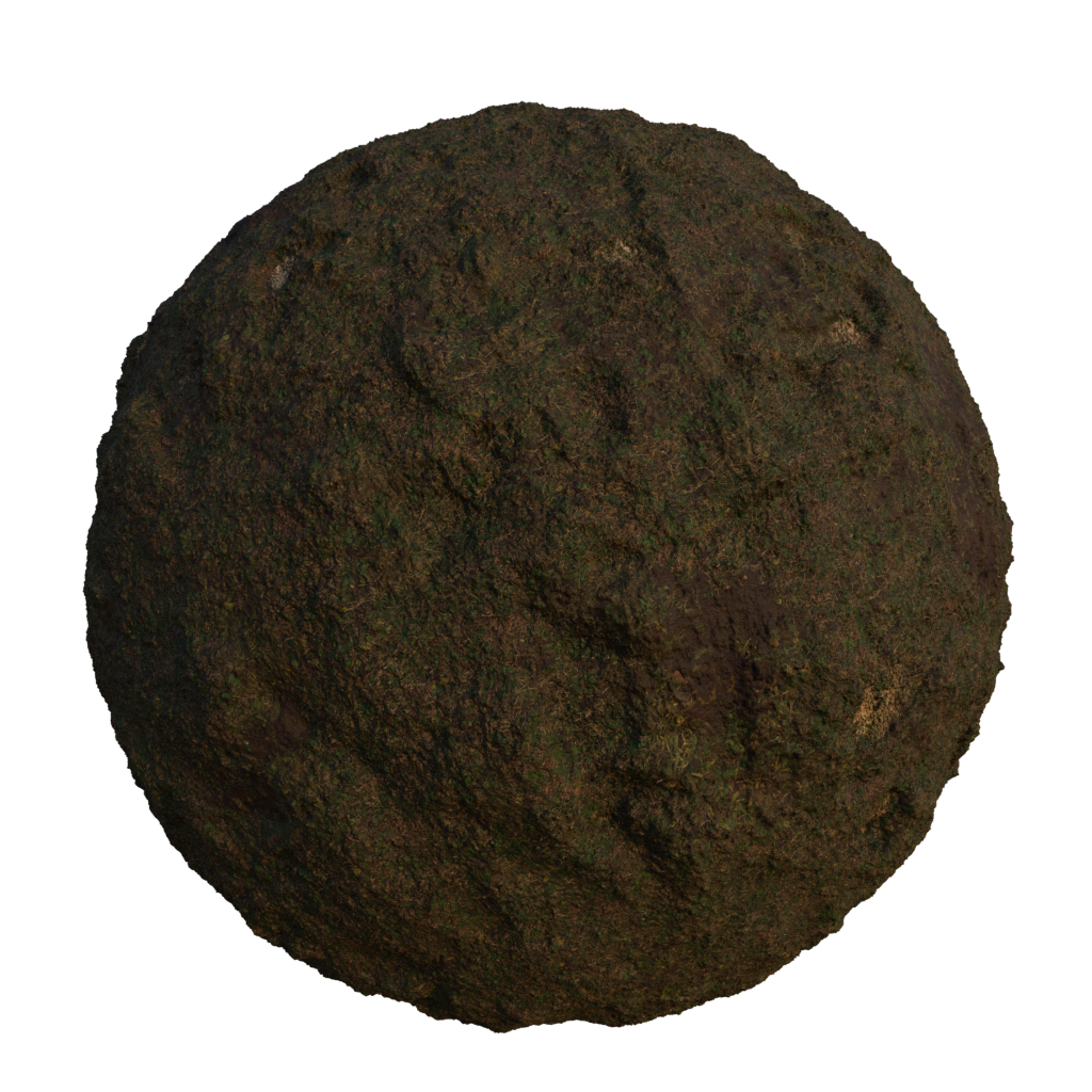 Mud with grass | FREE dirt materials | BlenderKit