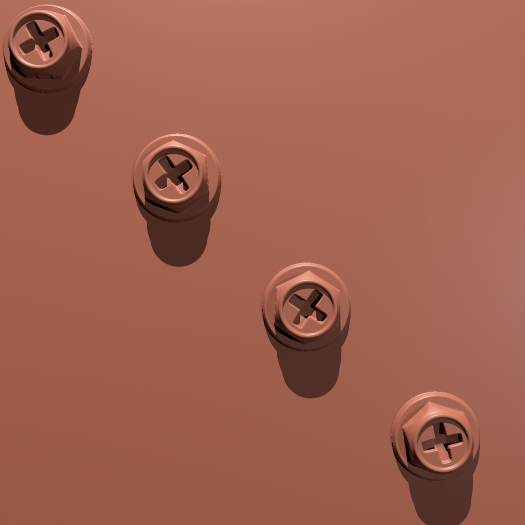 Phillips Screw Brush - 01 | FREE industrial brushes | BlenderKit