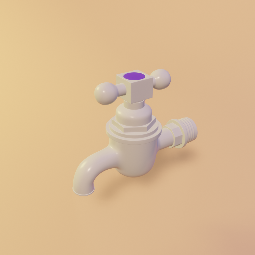Pvc water tap | Kitchen Sinks models | BlenderKit