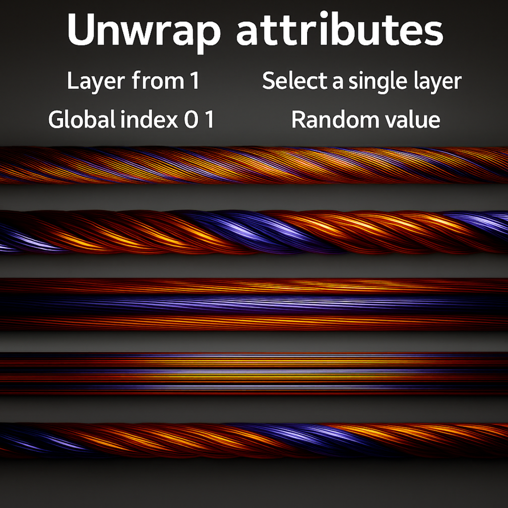 Wire/Cable Using Geometry Nodes | Industrial models | BlenderKit