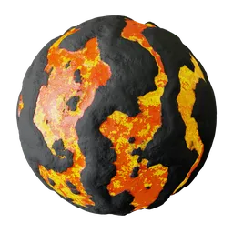 Animated realistic procedural lava | FREE liquid materials | BlenderKit