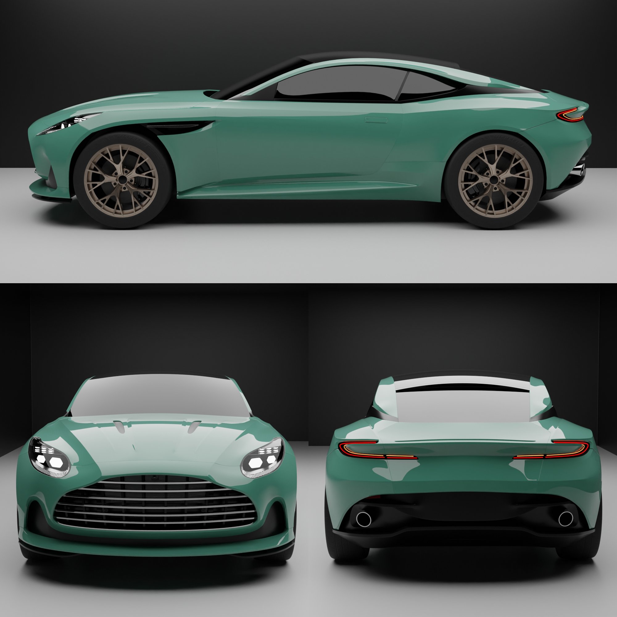 Astron Martin DB11 | Race Cars models | BlenderKit