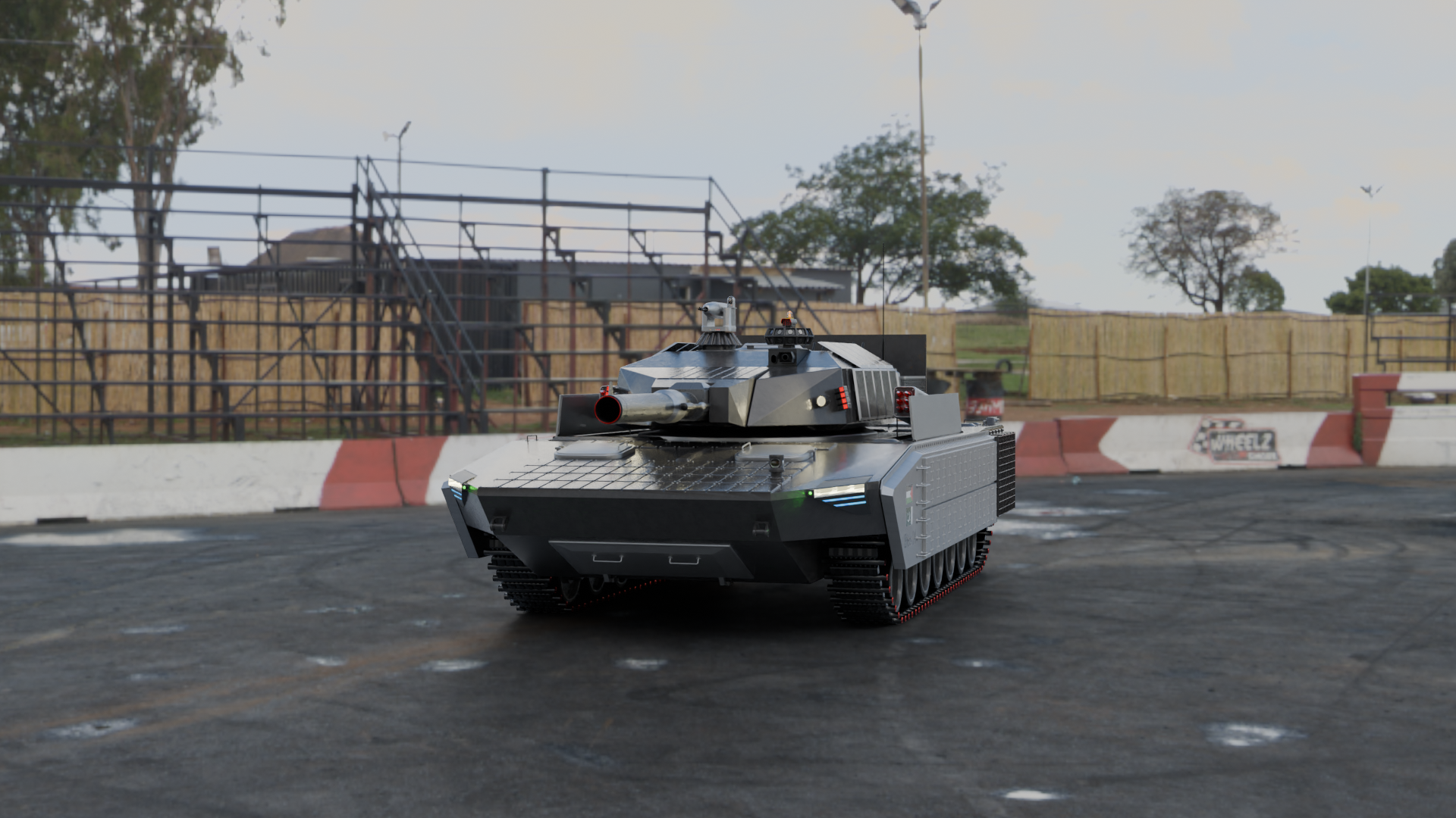 Elite 14 SBA-L Tank | Military Vehicles models | BlenderKit