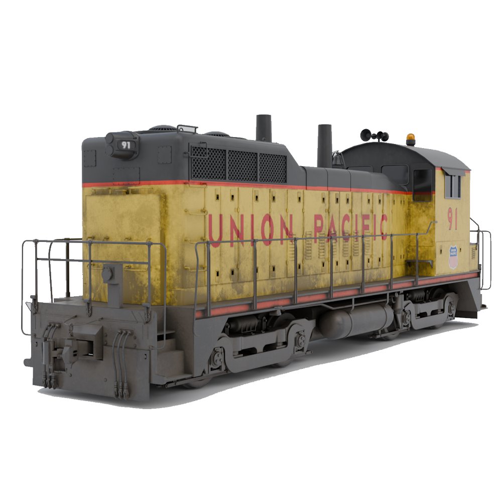 SW10 Union Pacific Locomotive | Cargos models | BlenderKit