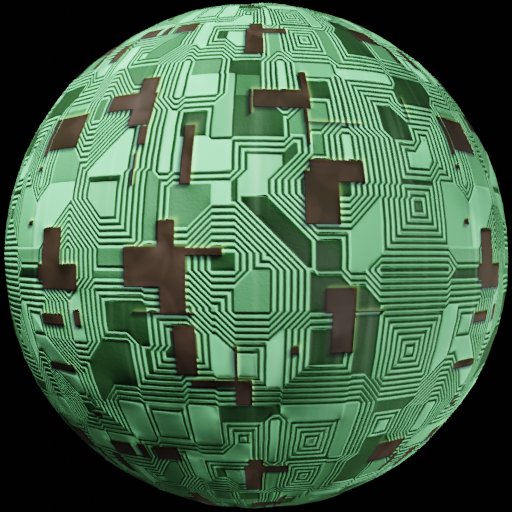 Circuit Board | FREE fx materials | BlenderKit