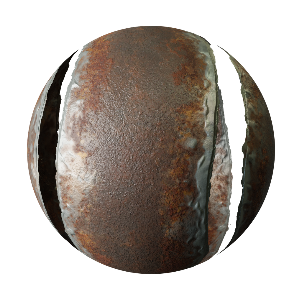 Damaged Metal | FREE metal materials | BlenderKit