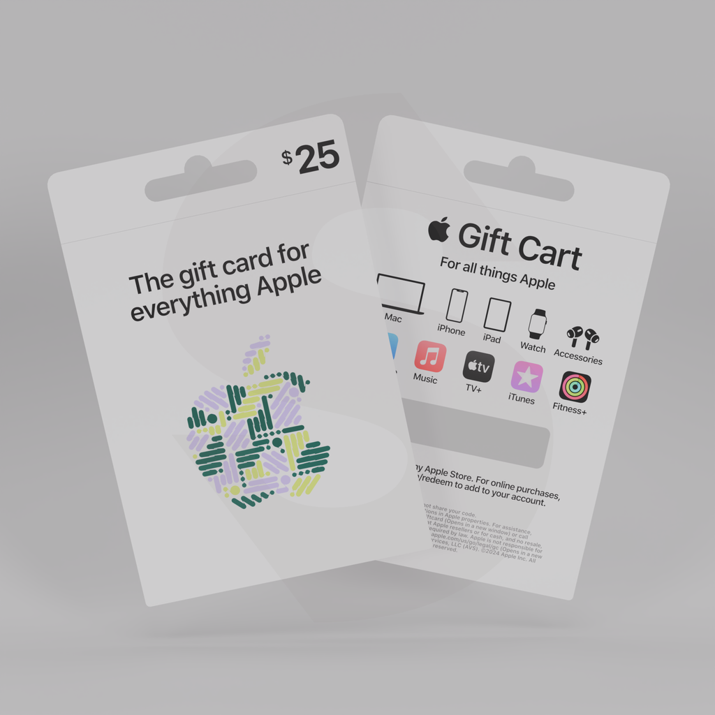 Apple Gift Card 25$ | FREE Technology models | BlenderKit