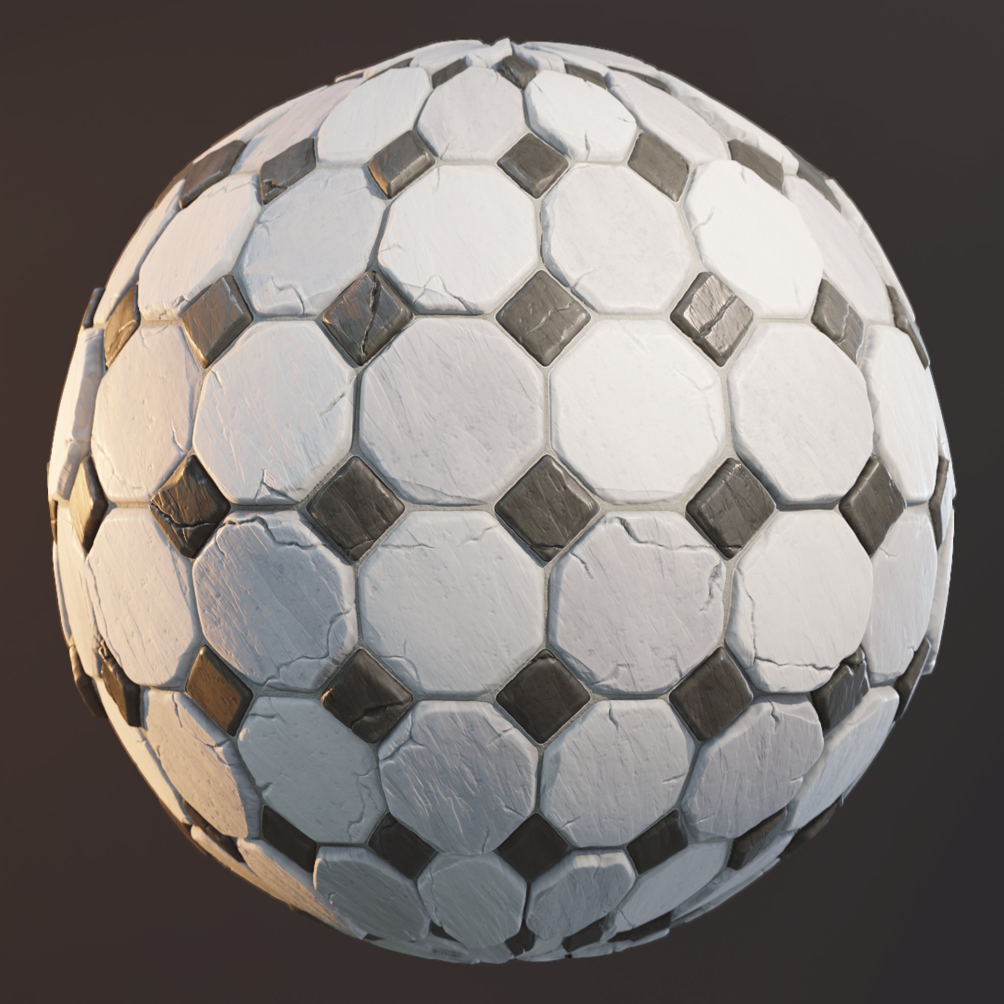 Octagonal tile | FREE tiles materials | BlenderKit
