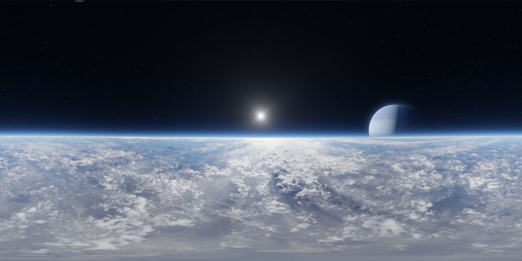 Sci-fi Above Alien Planet Atmosphere | FREE Futuristic Environments ...