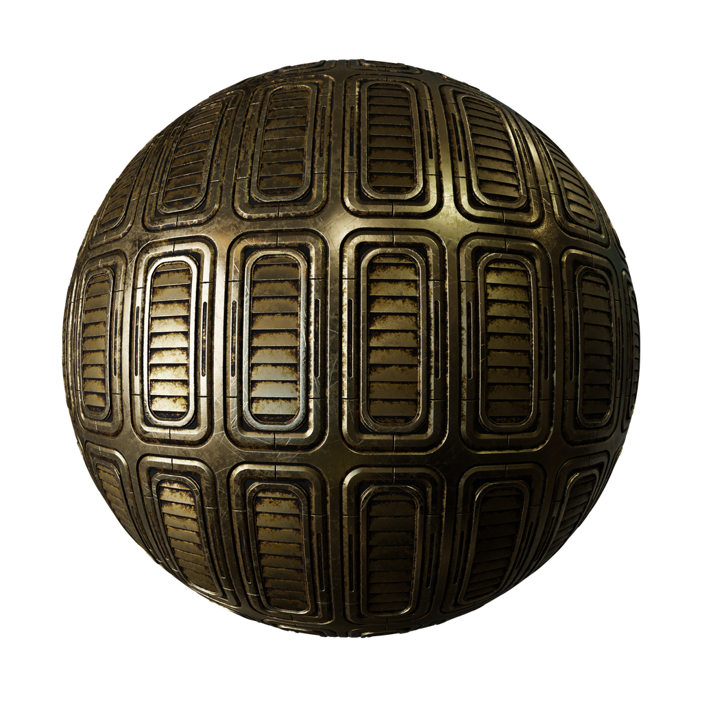 Metal vents | FREE metal materials | BlenderKit