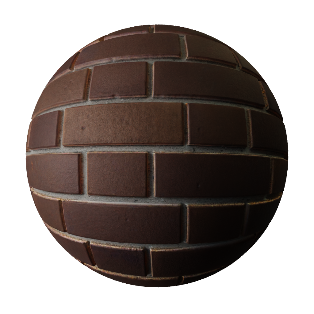 Brick Wall Dark | FREE bricks materials | BlenderKit