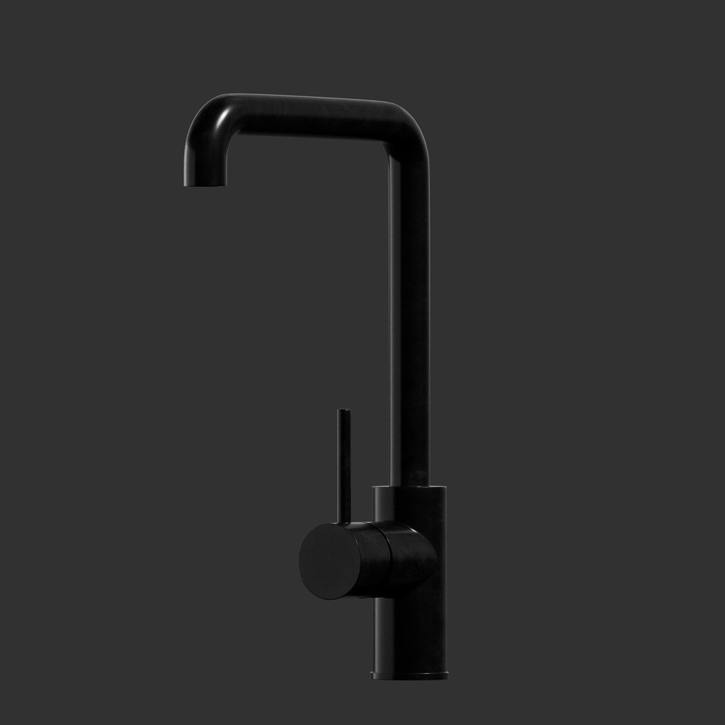 Faucet Theo Dark | Kitchen Faucets models | BlenderKit