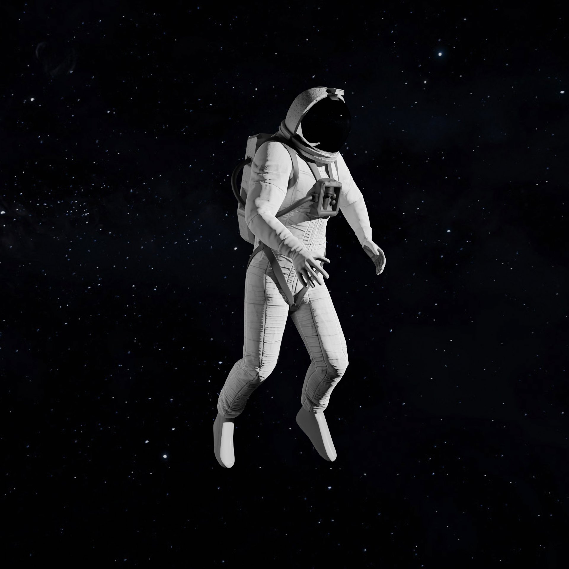 Space suit | Sci-Fi Characters models | BlenderKit
