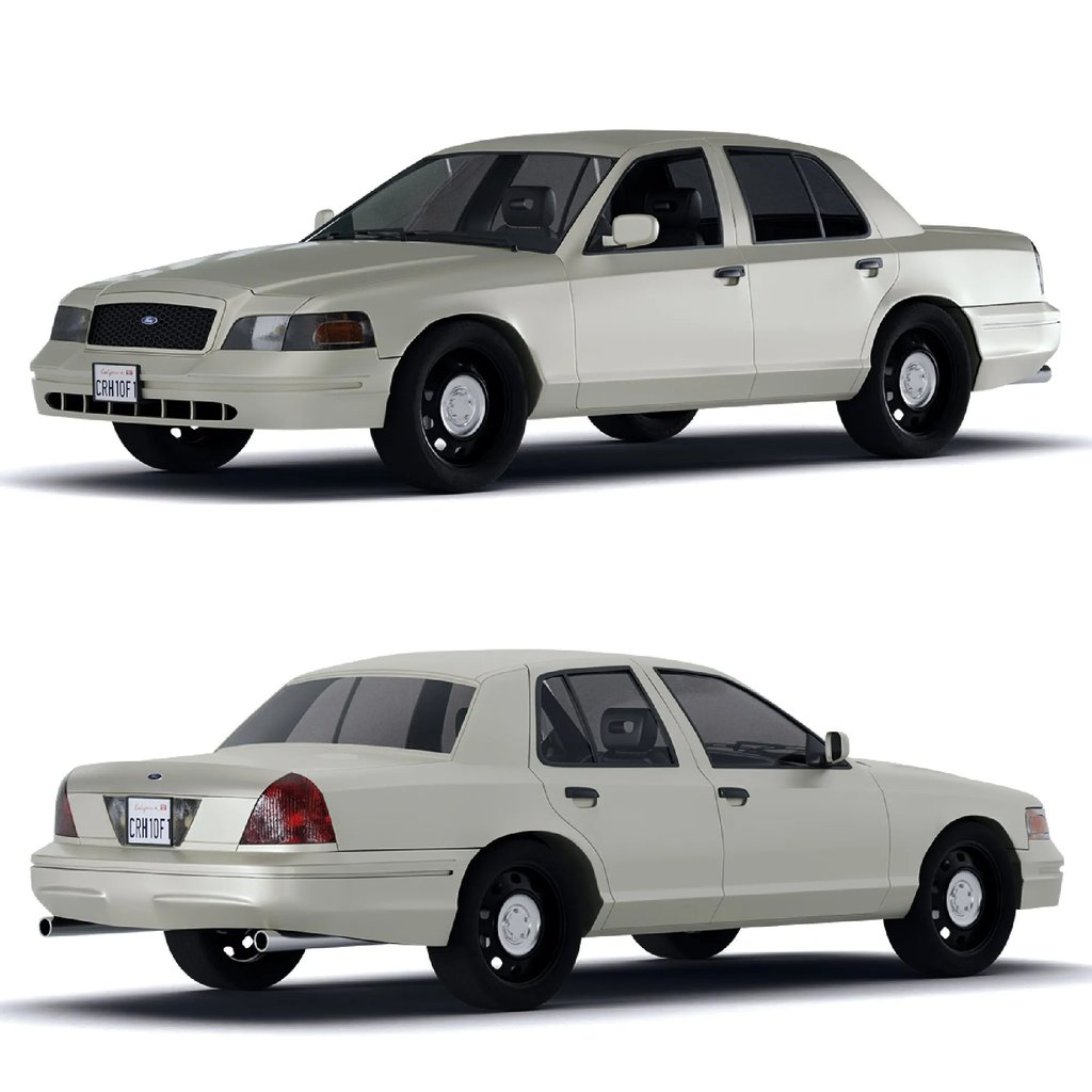 Blendkit | Download the Ford Crown Victoria car model