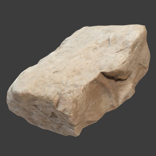 Limestone Boulder | Environment Elements models | BlenderKit