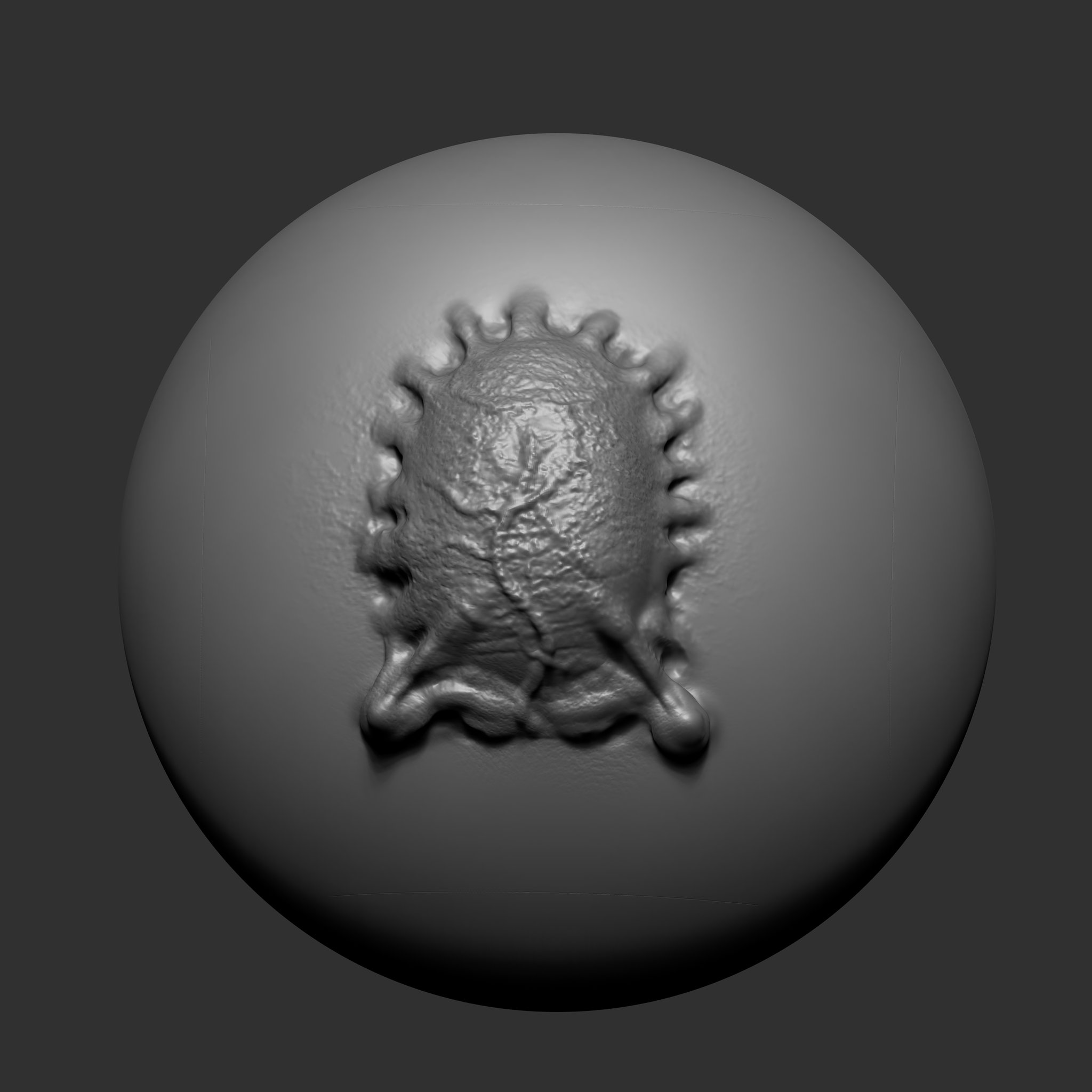 NS Alien Creature Growth Veiny | animal brushes | BlenderKit