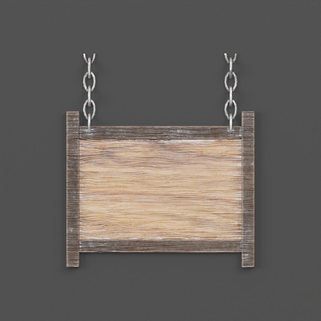 Building sign 02 | 3D Miscellaneous models | BlenderKit