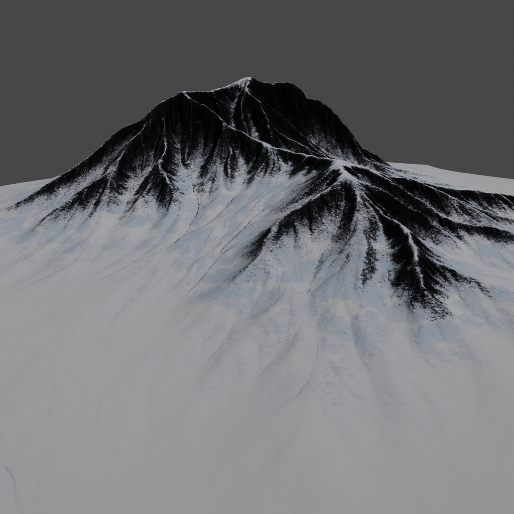 Mountain Landscape Terrain 3 | FREE Terrains models | BlenderKit
