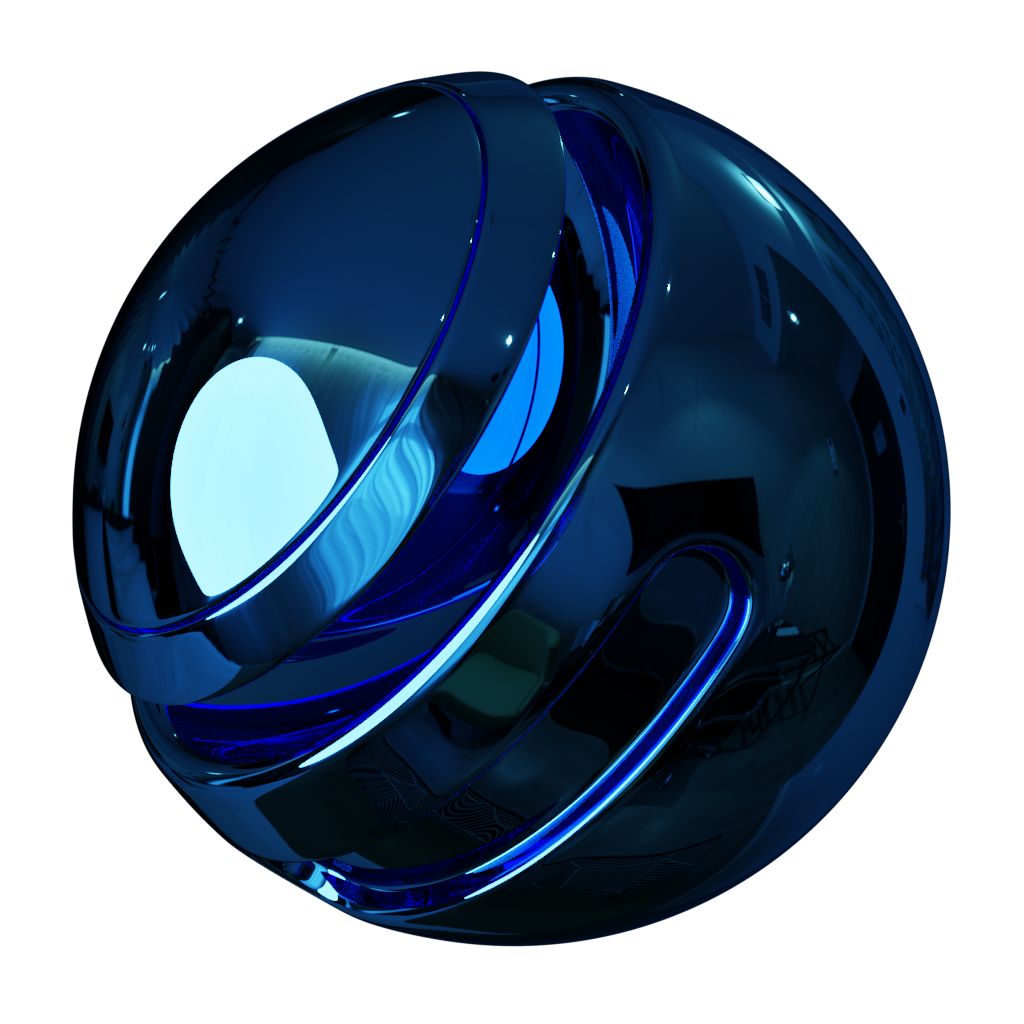 Lustrous Chroma Glass (Crystal) | FREE glass materials | BlenderKit