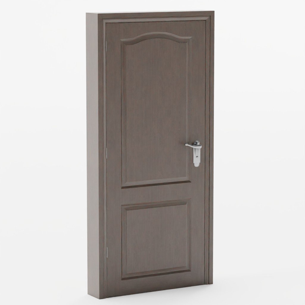 Interior Door and Frame #2 | 3D Door models | BlenderKit