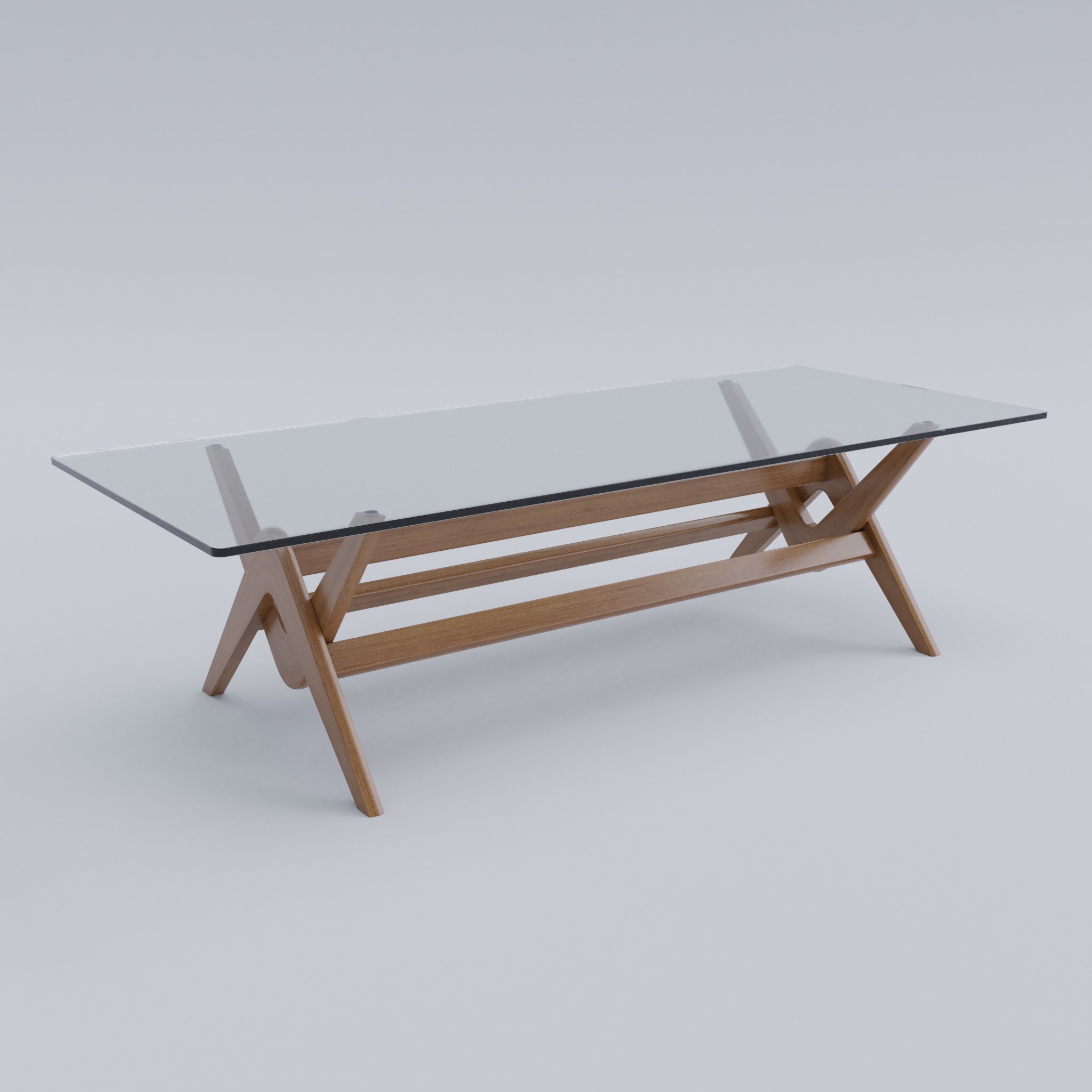 Glass Capitol Complex Table | FREE Tables models | BlenderKit