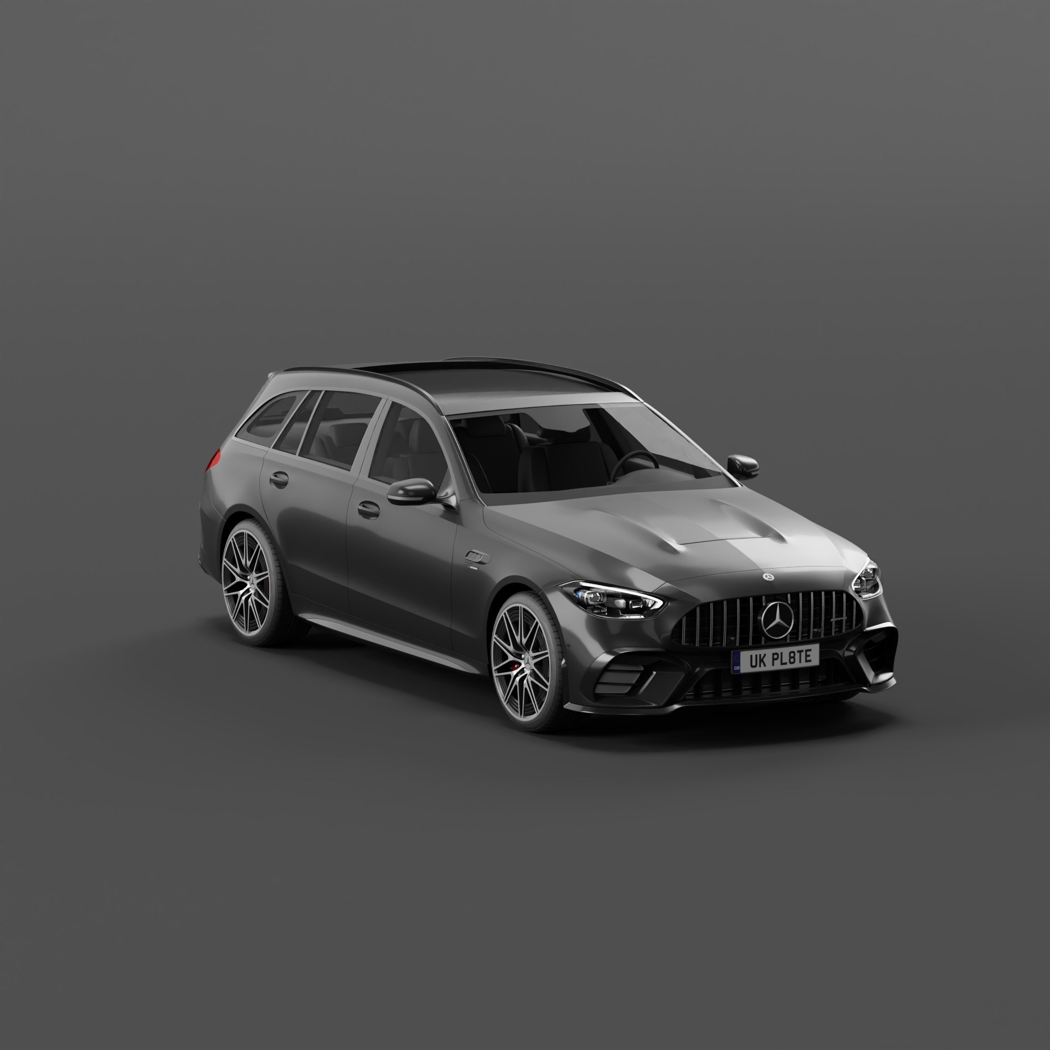 Mercedes-Benz C63 S AMG | Modern Cars models | BlenderKit